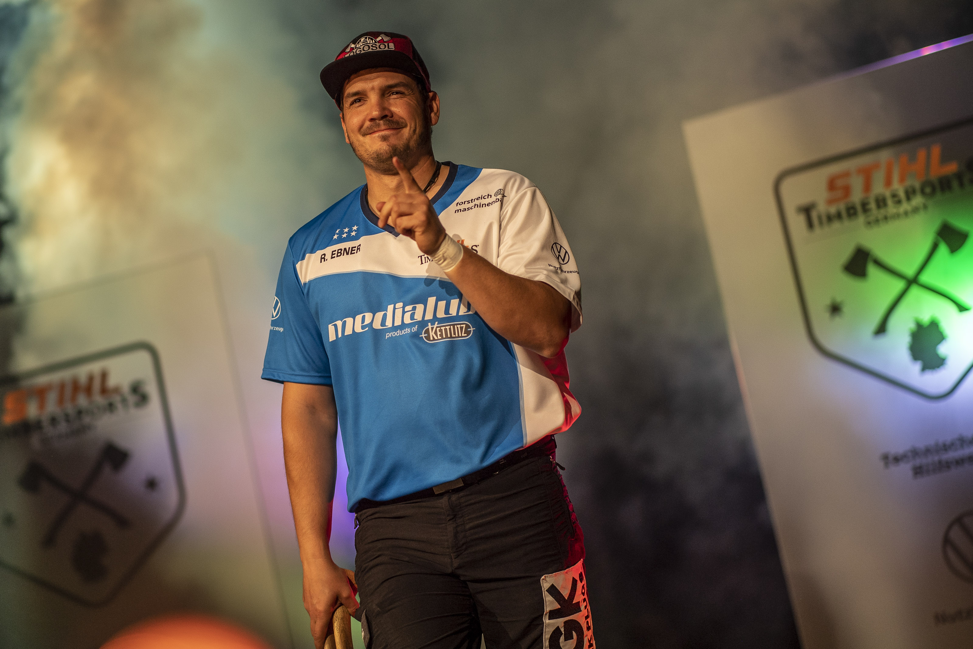 Robert Ebner tritt von der TIMBERSPORTS® Bühne